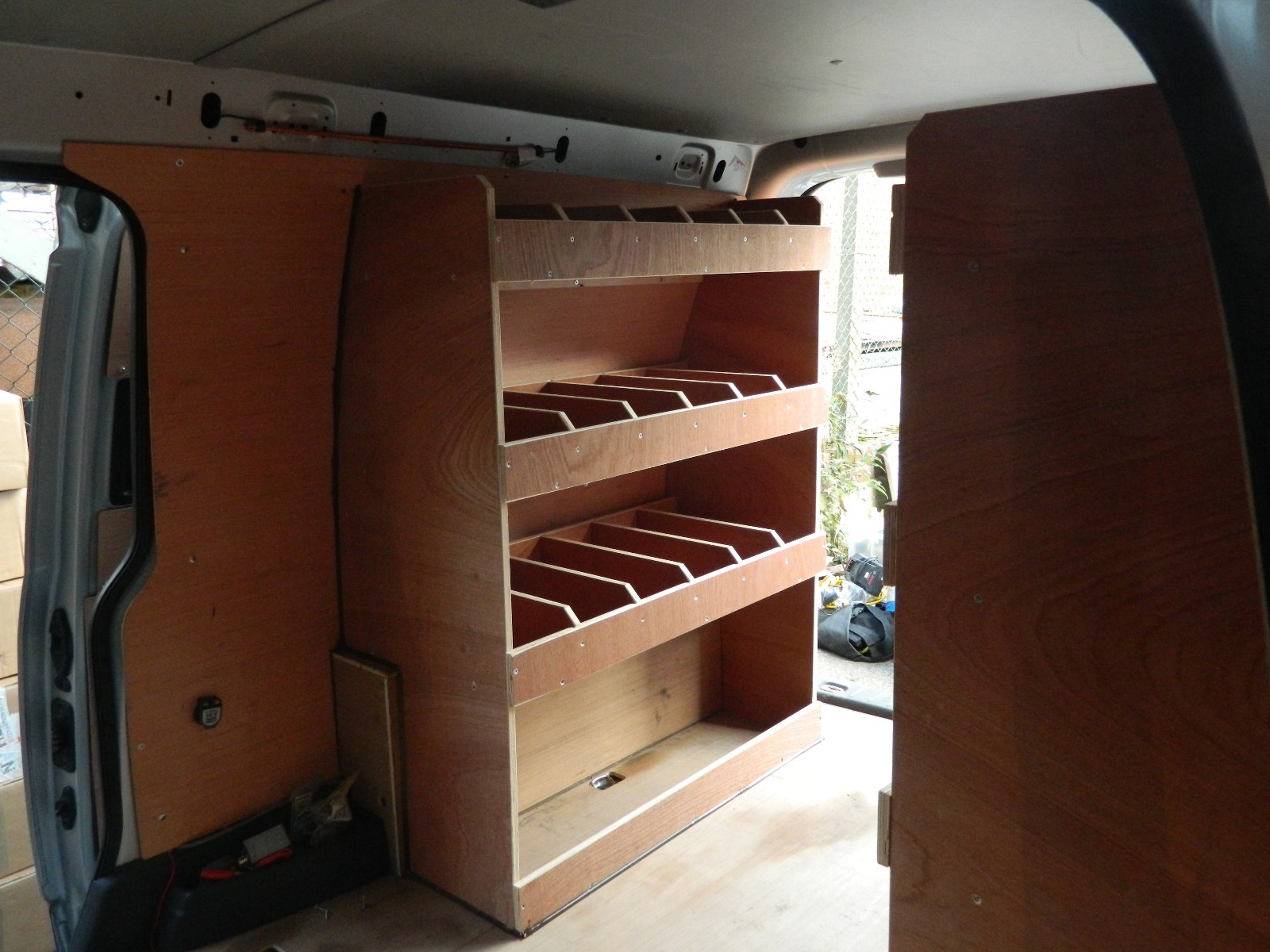 Volkswagen Caddy Maxi 2010-2020 Off Side 18 Comp Plywood Racking ...