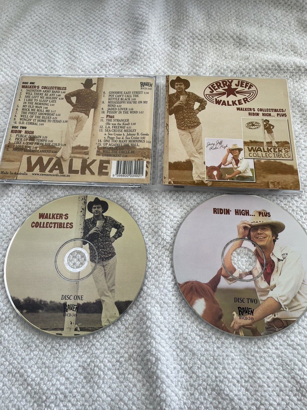 Walker's Collectibles/Ridin High... Plus by Jerry Jeff Walker (CD, Apr ...