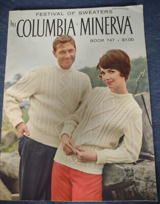 FESTIVAL OF SWEATERS by Columbia-Minerva ~ Knitting Patterns ~ Book 747 ...