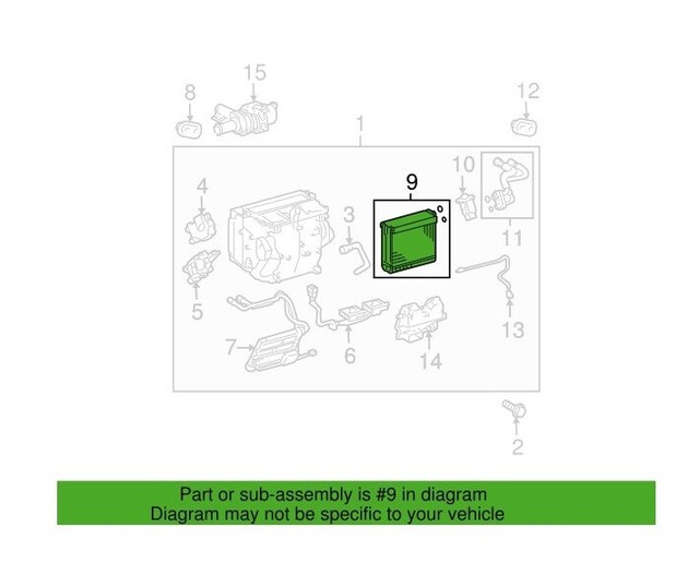 Genuine OEM A/c Evaporator Core for TOYOTA 8850147041 for sale online ...
