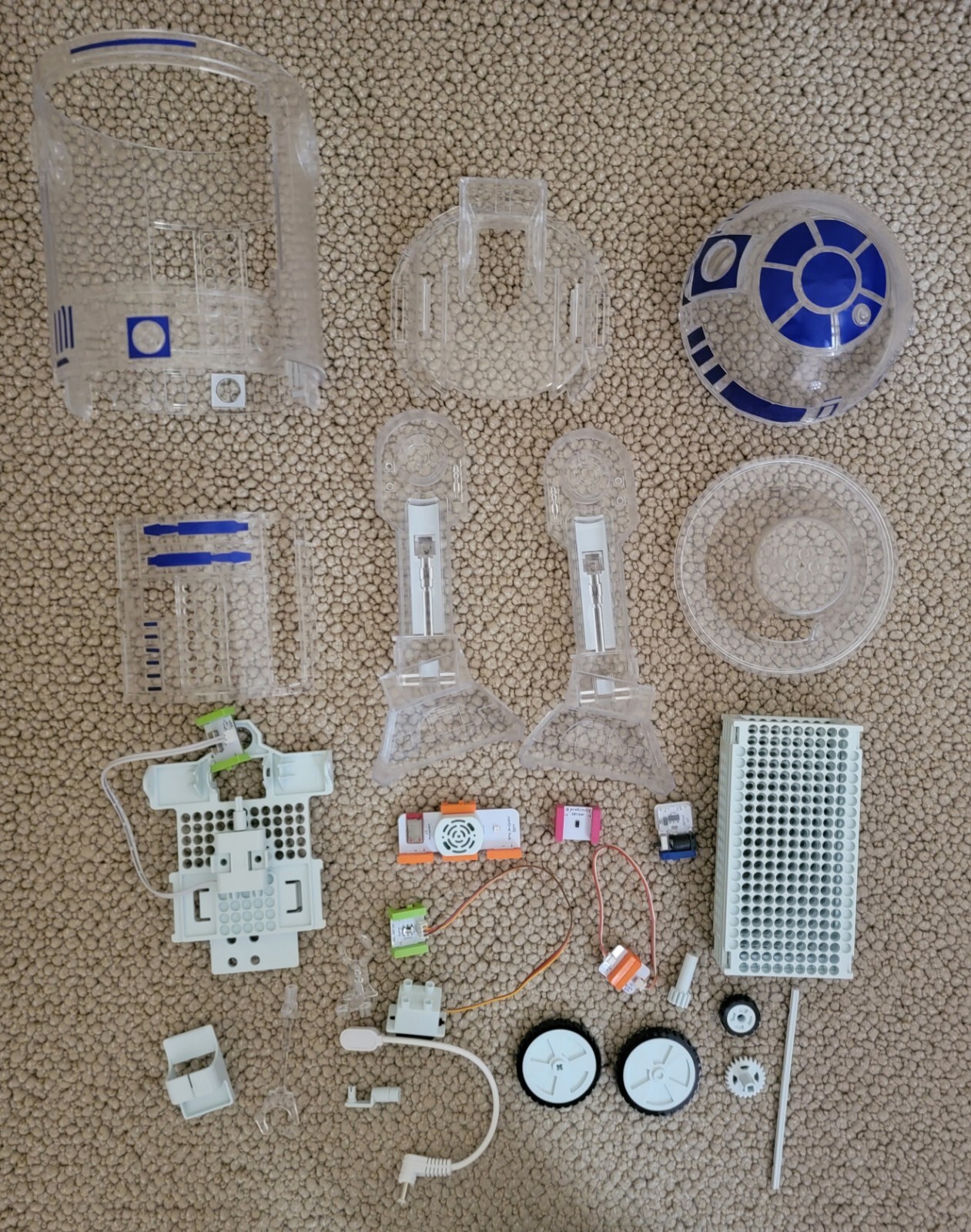 Little Bits Star Wars Droid Inventor Kit R2-D2 Robot Build (Missing 1 ...