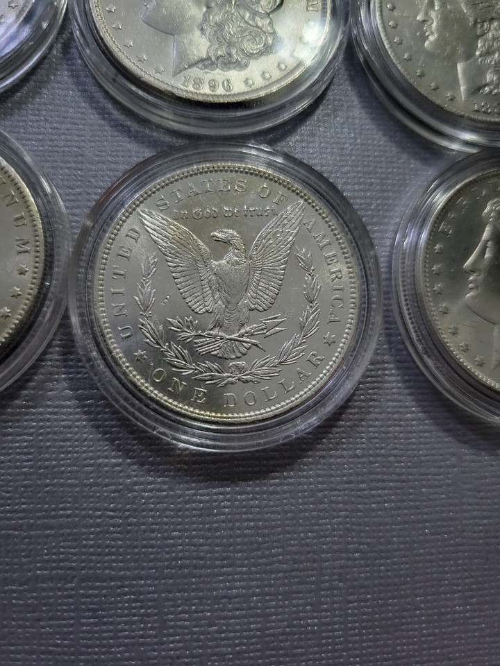 Morgan Silver Dollar SHARP BU Gem TRUE BEAUTIES ALL Higher Grade Silver ...