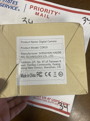 Digital CAMERA - Black - 4K Ultra HD Power Zoom - CDR10 | eBay