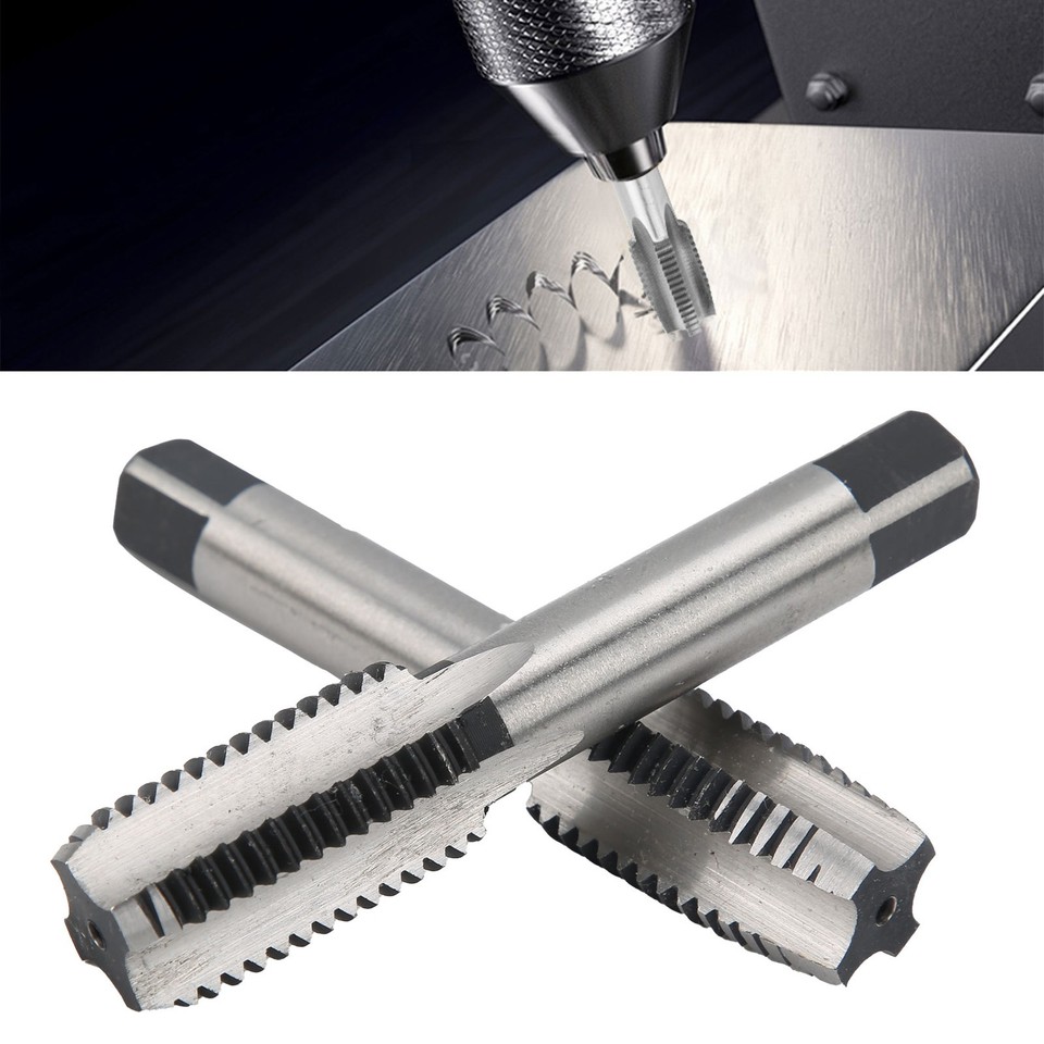 2Pcs First Second Hand Tap M20 Thread Straight Flute Carbon Steel Tap ...