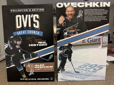 NEW FRESH BOX ALEX OVECHKIN - OVI’S GREAT CRUNCH cereal 9/19/25 limited ...