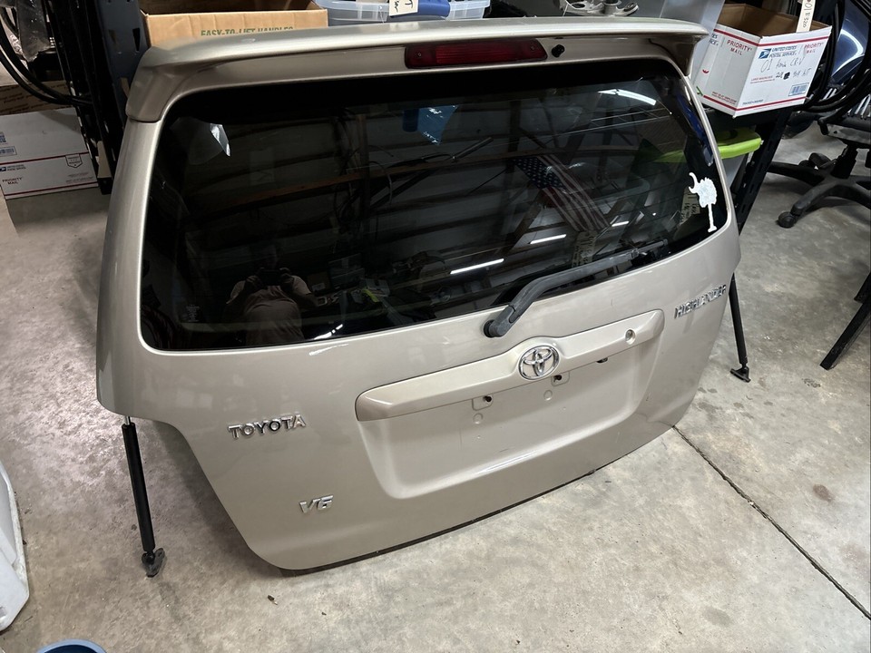 01-07 TOYOTA HIGHLANDER REAR TRUNK LID TAILGATE HATCH (NO SHIPPING ...