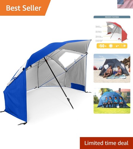 Durable Steel Frame Super-Brella 8-Foot Canopy Umbrella for Total ...