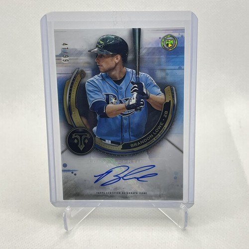 Brandon Lowe - 2019 Topps Triple Threads Rookie Autograph RC Auto /99 ...