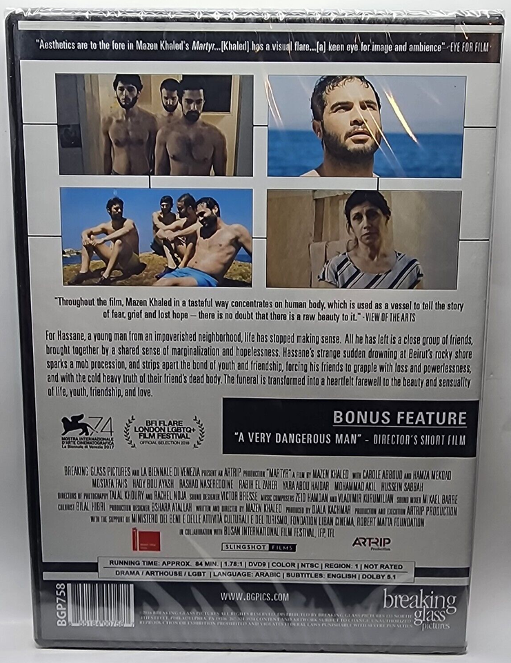 Martyr (DVD, 2016, Gay Interest) Hamza Mekdad, Mostafa Fahs, Hady Bou ...