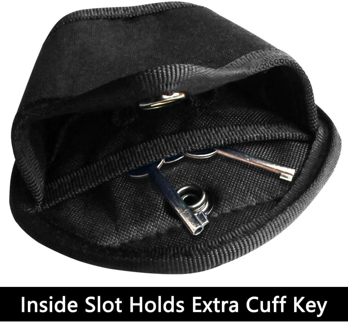 MOLLE Handcuff Case Nylon Open Top Handcuff Holder for Chain or Hinged ...