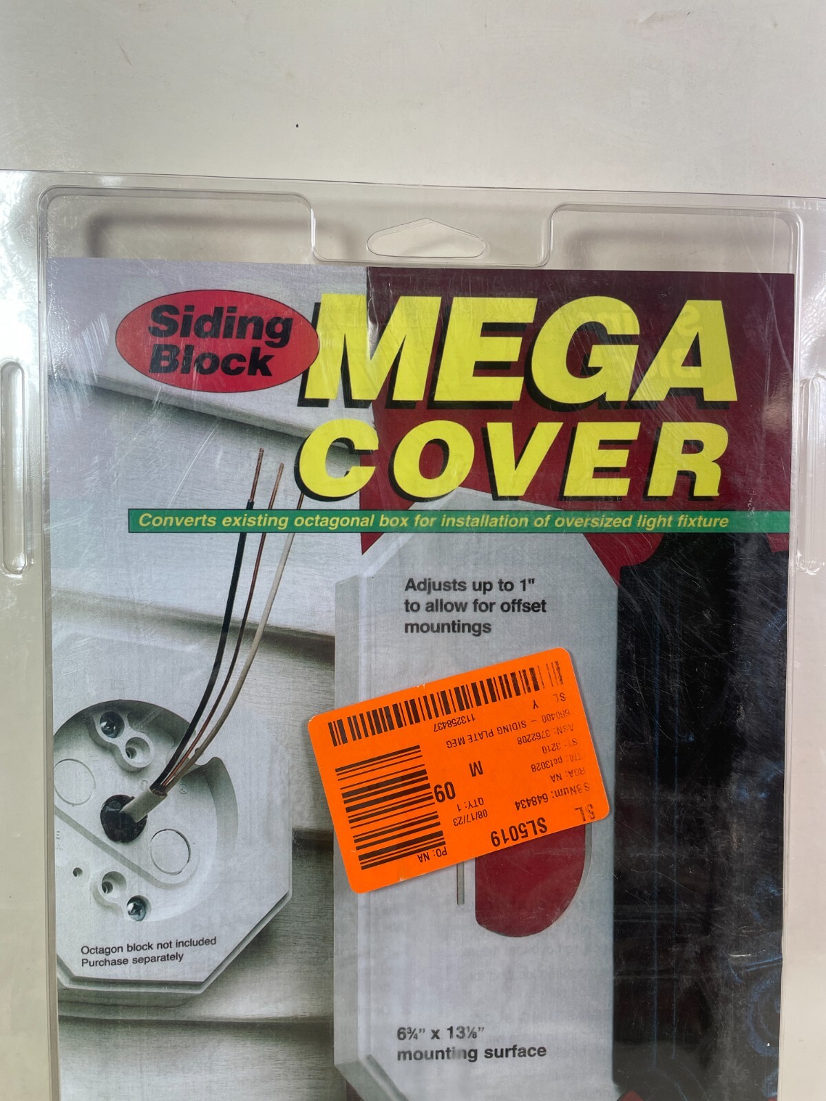 2 Pack Arlington 13 1/2 in. -1/8" PVC Mega Covers 8100LP-1 for sale ...