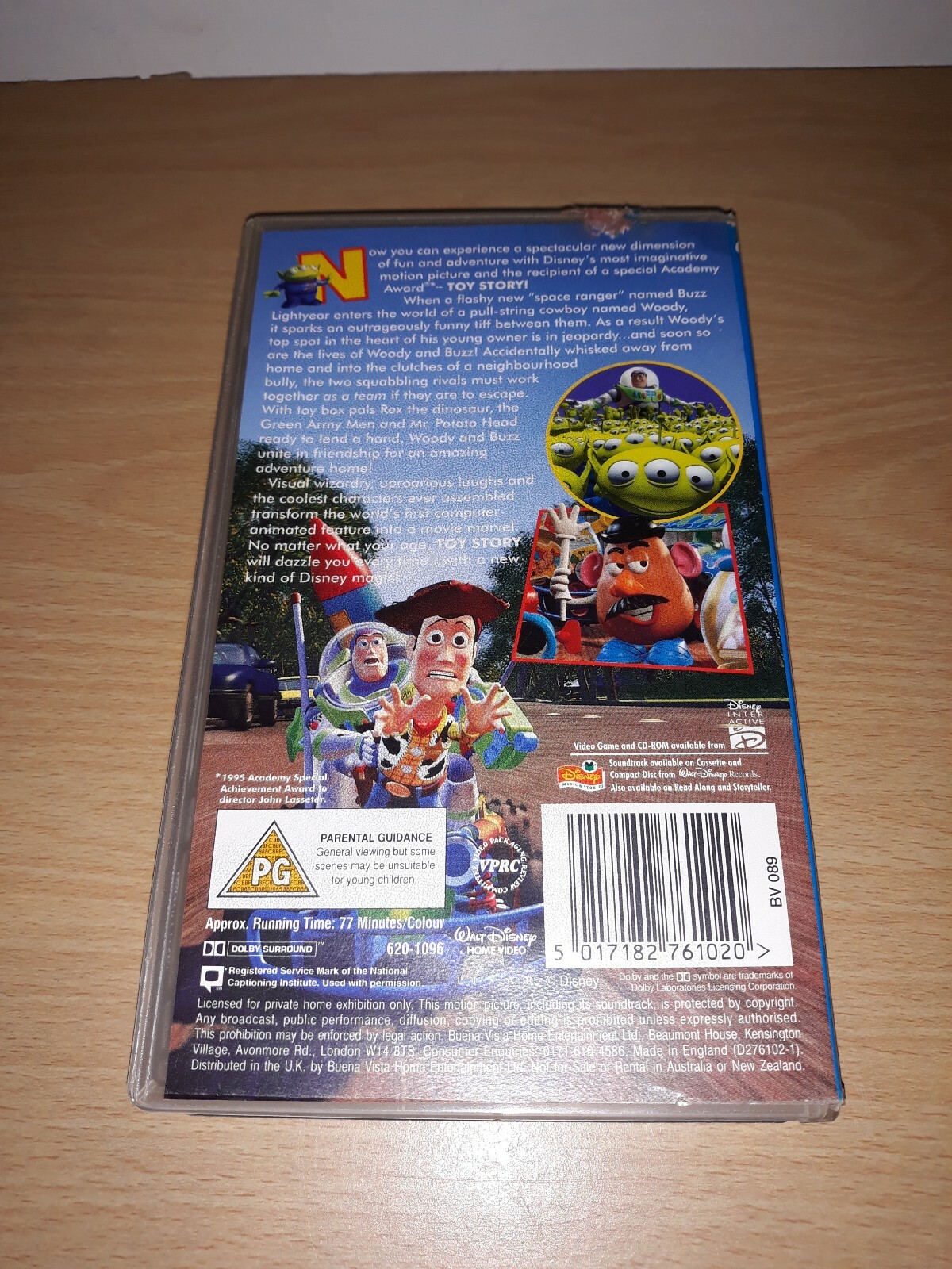 Toy Story Disney / Pixar VHS Video / Vintage / PAL UK / Classic Disney ...