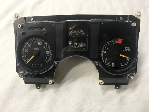 Pontiac Fiero Instrument Cluster (Speedometer / Tachometer / Fuel ...