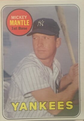 1969 Topps #500b Mickey Mantle - New York Yankees | eBay