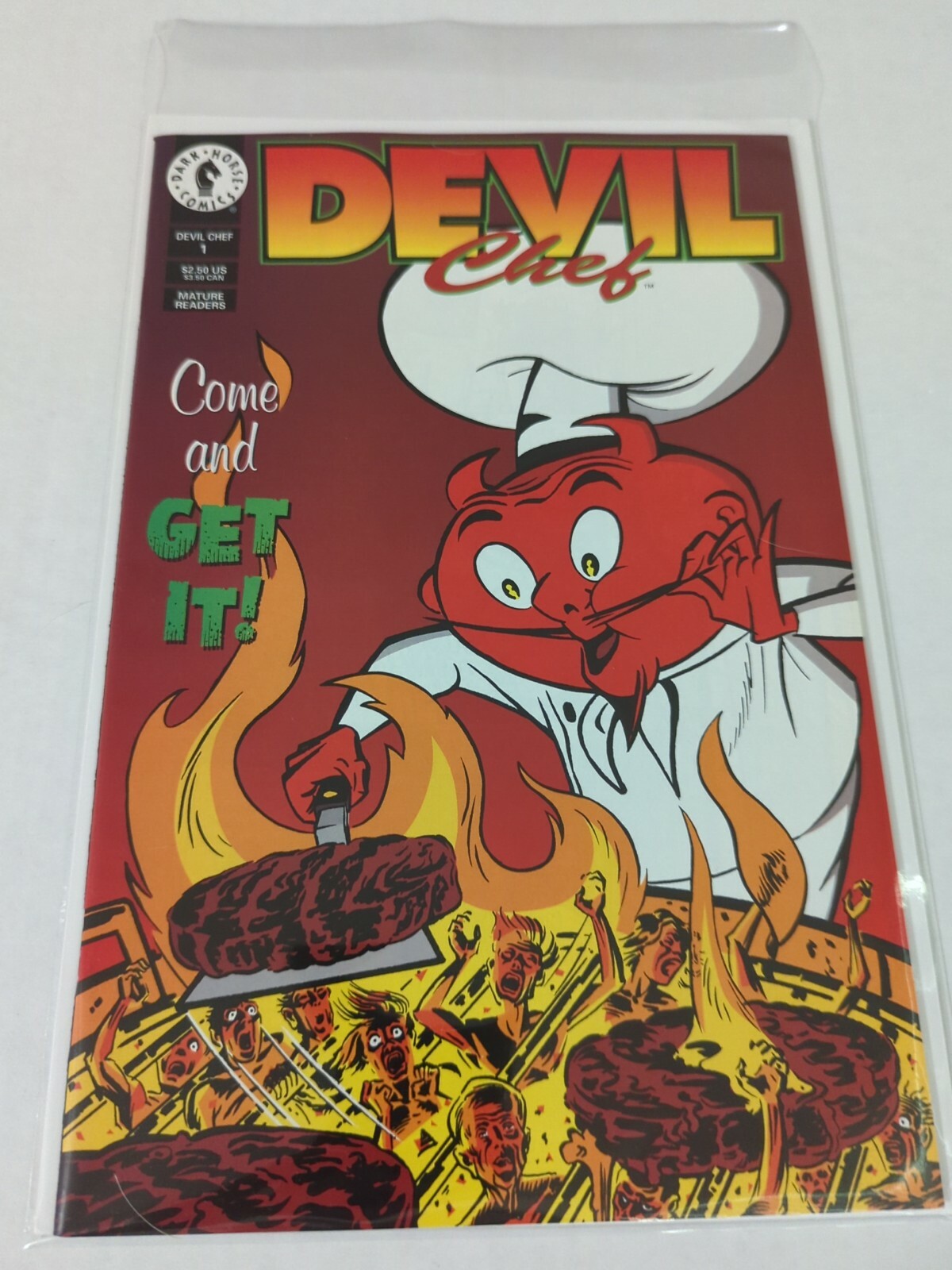 Dark Horse Comics Devil Chef #1 1994 new/unread black and white | eBay