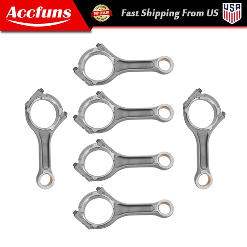 6X Connecting Rods for Jeep Grand Cherokee EXF Chrysler RAM 1500 3.0L ...