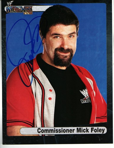WWF MICK FOLEY SIGNED AUTOGRAPHED MAGAZINE PAGE MANKIND DUDE LOVE ...