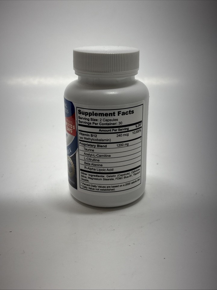 NEUROPAWAY NERVE SUPPORT CAP 60 Count Exp 10/2028 | eBay