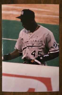 Michael Jordan, Baseball, #45, Barons Walks To Dugout Original Type 1 ...