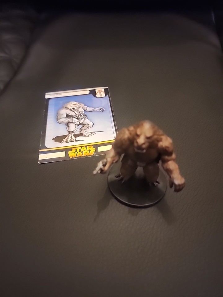 STAR WARS Miniatures Game YUZZEM FIGURE WOTC W/ card 54/60 | eBay