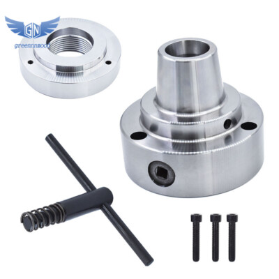 5C 5" Collet Lathe Chuck Closer With Semi-finished Adp.2-1/4" x 8 ...