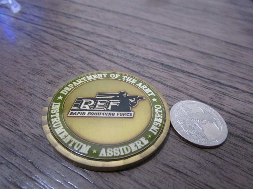 Department Of The Army Rapid Support REF TRADOC Challenge Coin #149M | eBay