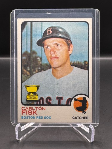 1973 TOPPS! CARLTON FISK! ALL-STAR ROOKIE CUP! BOSTON RED SOX! #193 NM ...