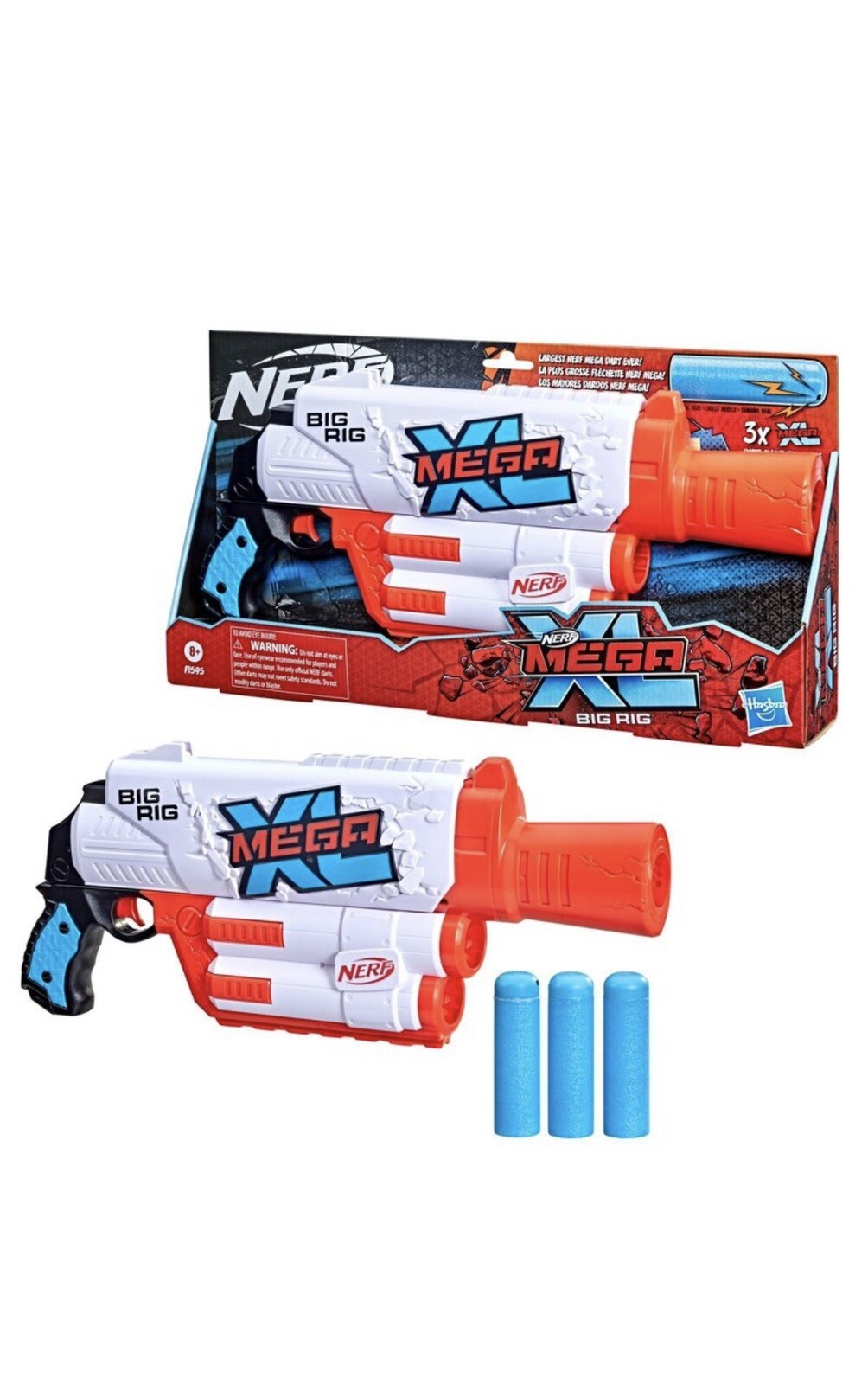 Nerf Mega XL Big Rig Blaster, Largest Nerf Mega Darts Ever * NEW | eBay