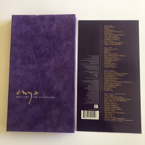 Enya Only Time Collection 4 Disc Music 50 Songs CD Rare Box Set Promo ...