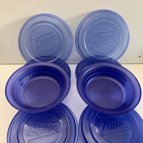 Ziploc Tabletops 16oz Bowls With Lids 6 Pack Table Tops | eBay