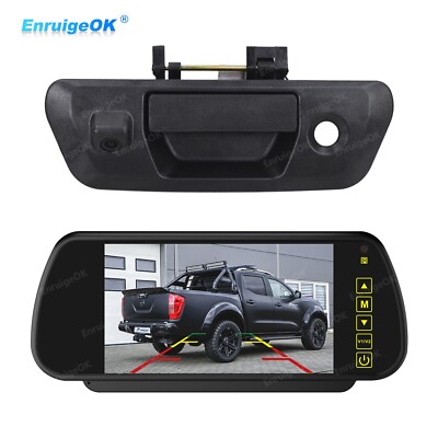 Tailgate Handle Rear View Backup Camera for Nissan Navara D23 NP300 ...