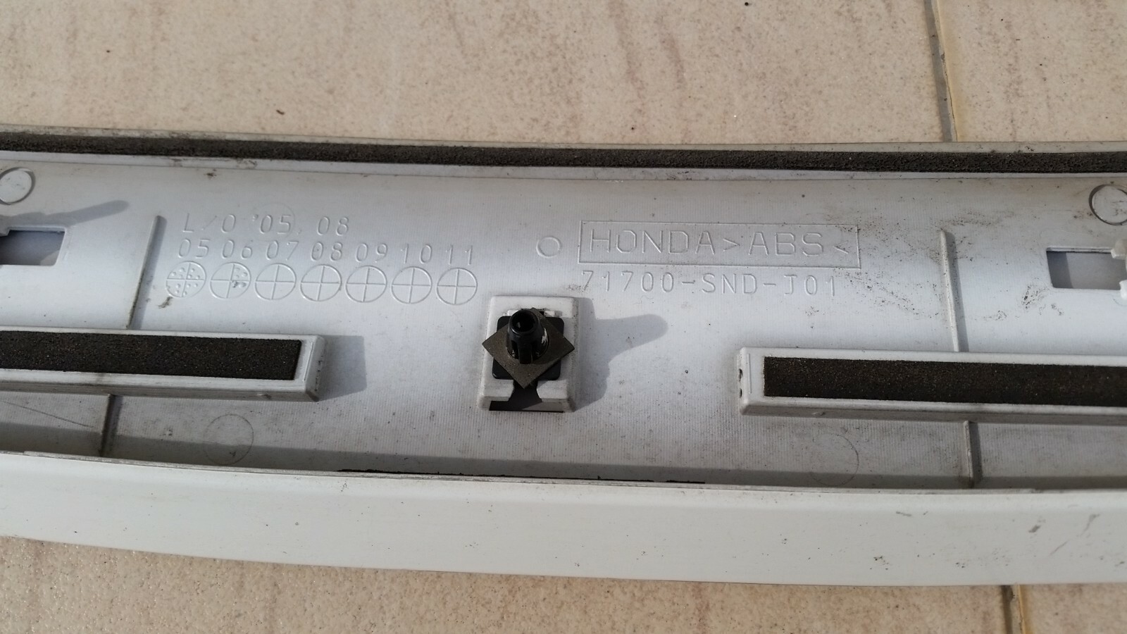 Genuine JDM Honda Civic Hybrid FD1 FD2 FA Trunk Lid Spoiler Wing Lip ...