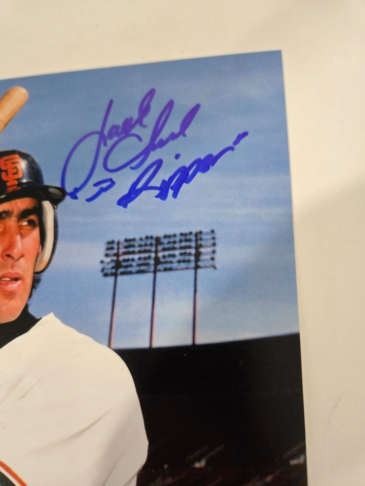 Jack Clark San Francisco Giants Signed 8x10 Inscribed The Ripper (PSA ...
