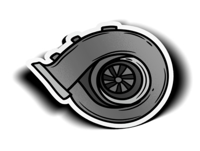JDM Turbo Tuner Muscle Vinyl Sticker for Tumblers, Laptops, Bumper ...