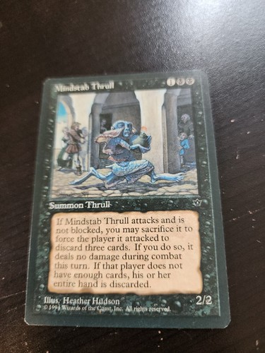 MTG Mindstab Thrull Fallen Empires Version C Magic the Gathering Black ...