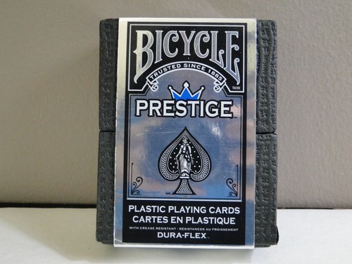 Bicycle Prestige Plastic Playing Cards DURA-FLEX Blue Open | eBay