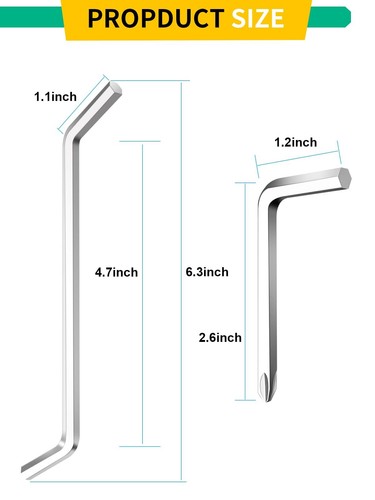 Garbage Disposal Wrench 2pcs Garbage Disposal Allen Wrench Tool For ...