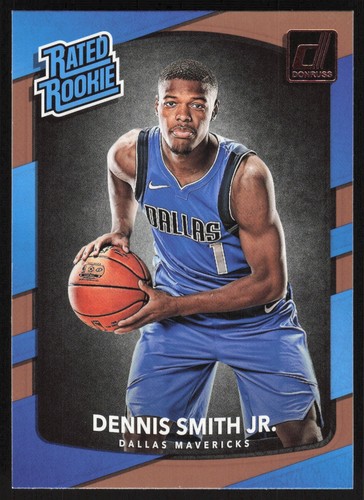 2017-18 Panini Donruss Rated Rookie Dennis Smith Jr. RC #192 Dallas ...