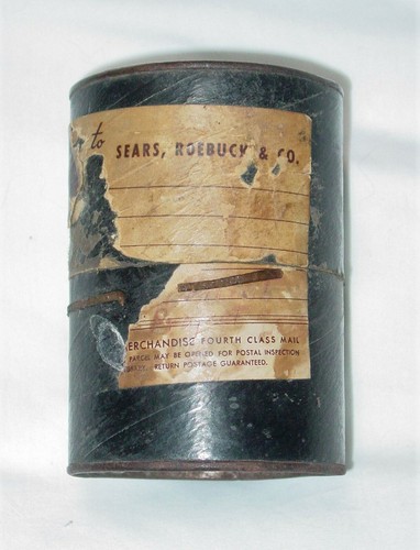 RARE ANTIQUE SEARS, ROEBUCK & CO. SILVERTONE RECORDING WIRE STORAGE ...