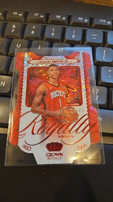 2022 Crown Royale Royalty Red /49 Jabari Smith Jr #3 Rookie RC | eBay