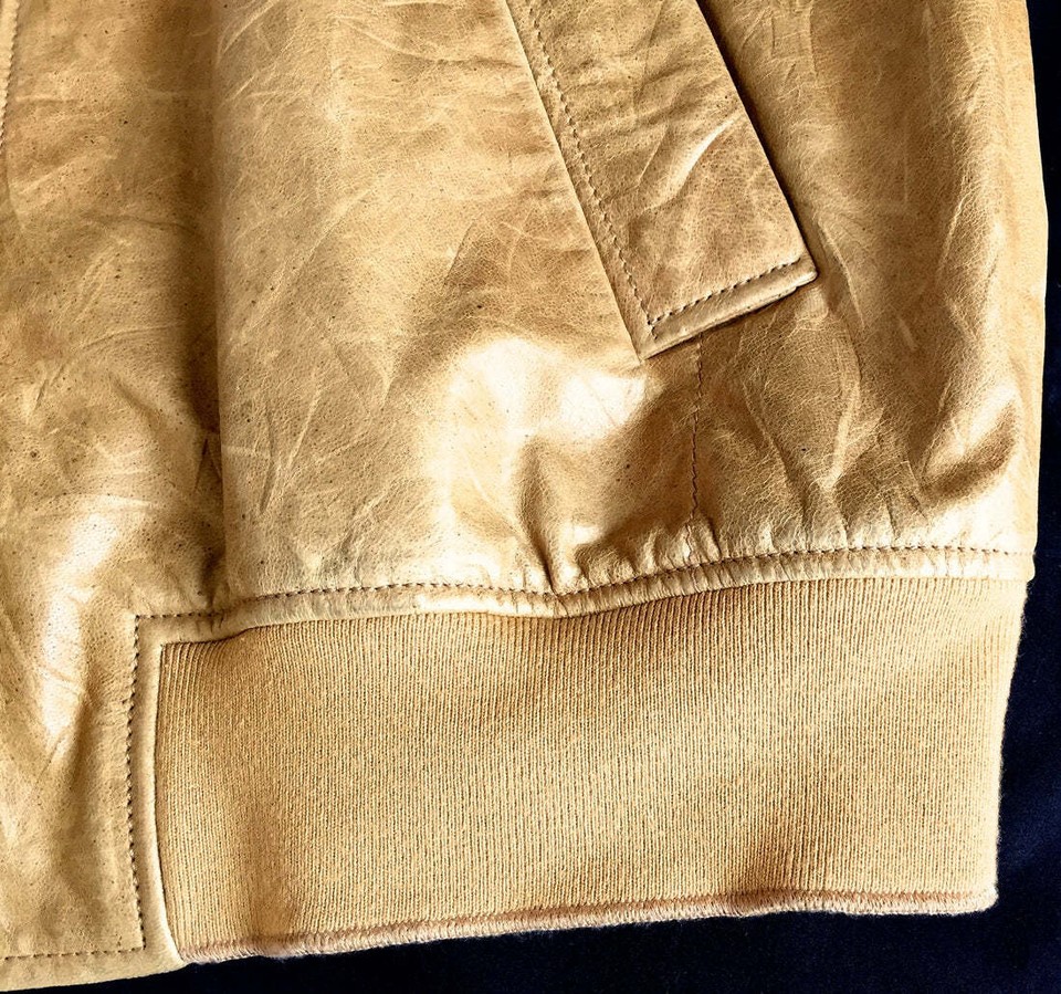 NWT $4.5K Yves Saint Laurent YSL Distressed Leather Bomber Jacket 50 M ...