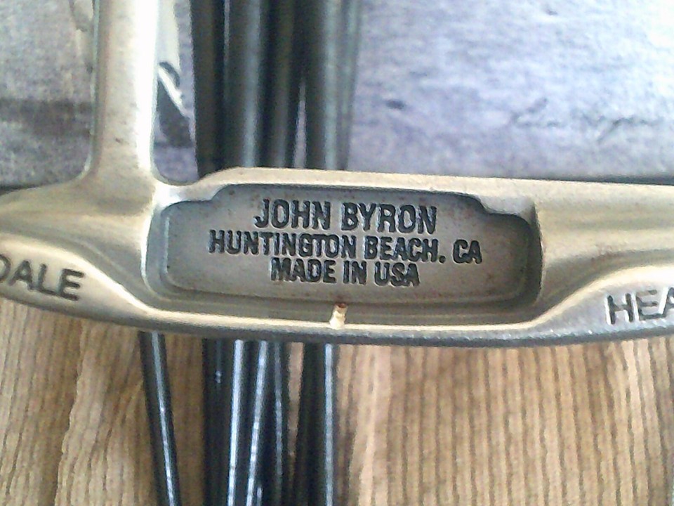 John Byron Byron Morgan Dale Head Putter. 35'' New Grip.. Sweet... | eBay