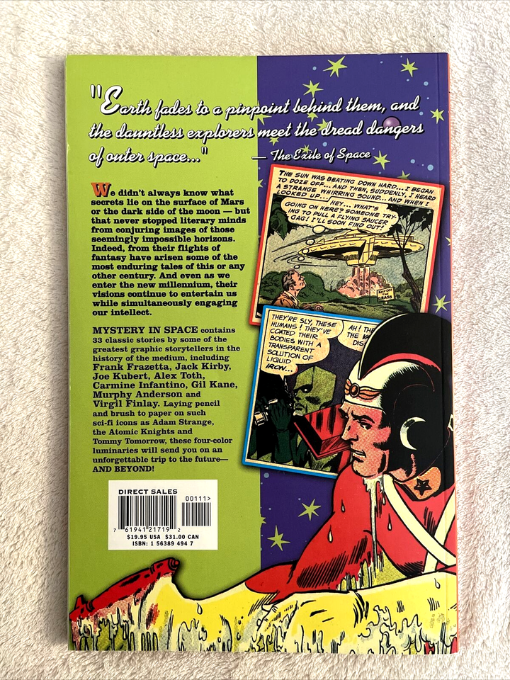 Mystery in Space: Pulp Fiction Library DC Comics 1999 PB | eBay