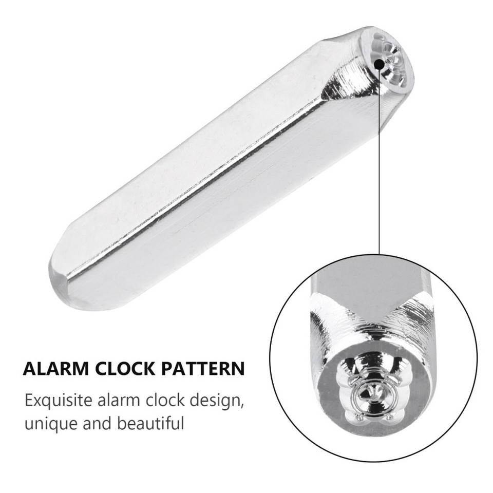 2 Pcs Steel Stamps, Craft Tool, Metal Alarm Clock Seal Jewelry Punch | eBay