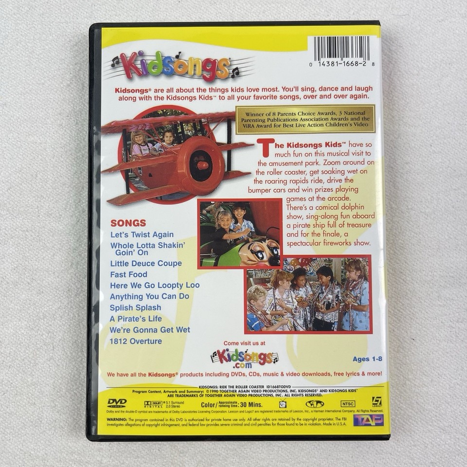 Kidsongs: Ride Roller Coaster (DVD, 2002) 14381166828| eBay