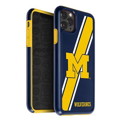 FOCO NCAA Michigan Wolverines Hybrid Case iPhone 11 Pro, X & XS (5.8 ...