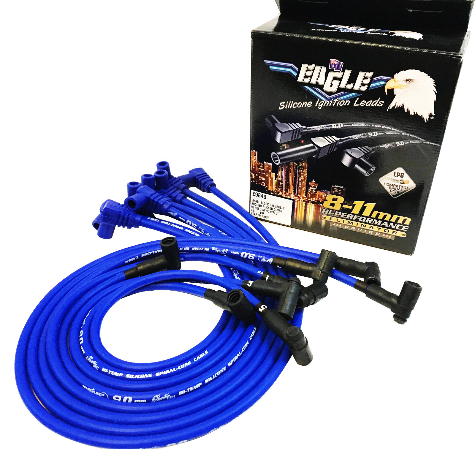 EAGLE Ignition Spark Plug 9mm V8 Leads Fits Land Range Rover Discov 3 ...