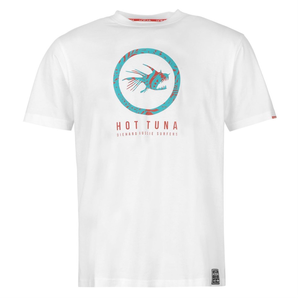 Mens Branded Hot Tuna Logo Fashion Short Sleeves T Shirt Top Size S-4XL ...
