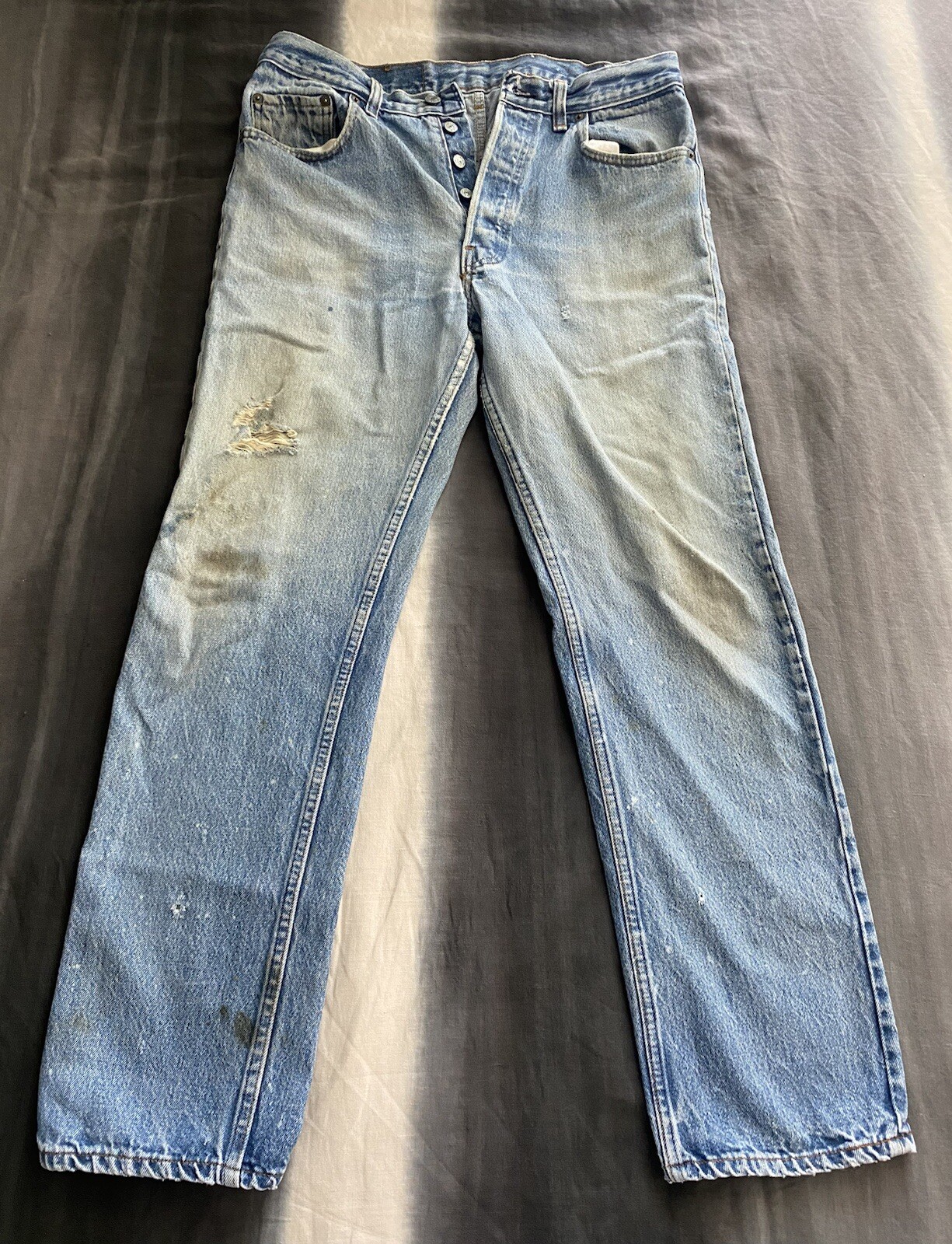 Vintage 1980s Levi’s Amazing Distressed Farm Work But… - Gem