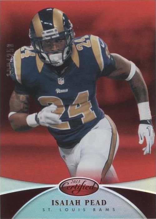 2013 Panini Certified - Isaiah Pead #148 Mirror Red /250 for sale ...